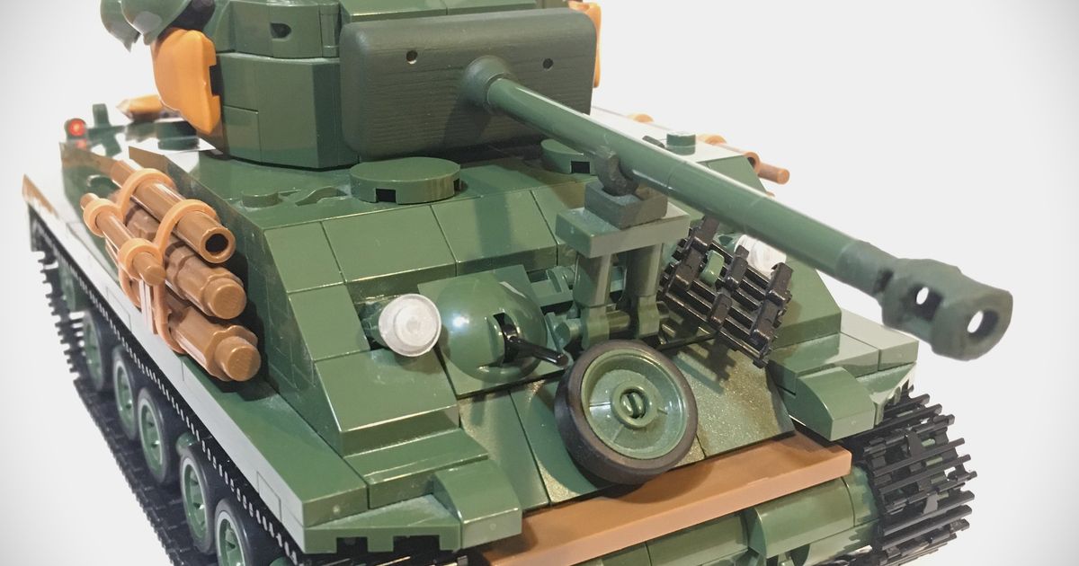 Cobi M4A3E8 Sherman Upgrade Parts by yoyothechicken | Download free STL ...