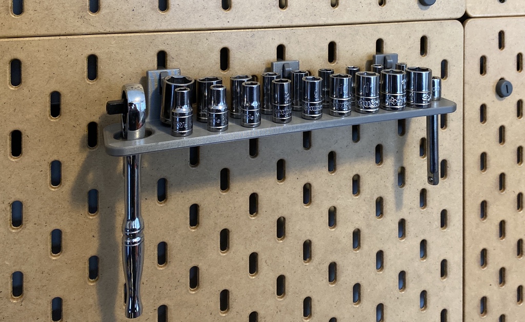 IKEA Skadis 1/4 inch socket holder von skonakov | Kostenloses STL ...