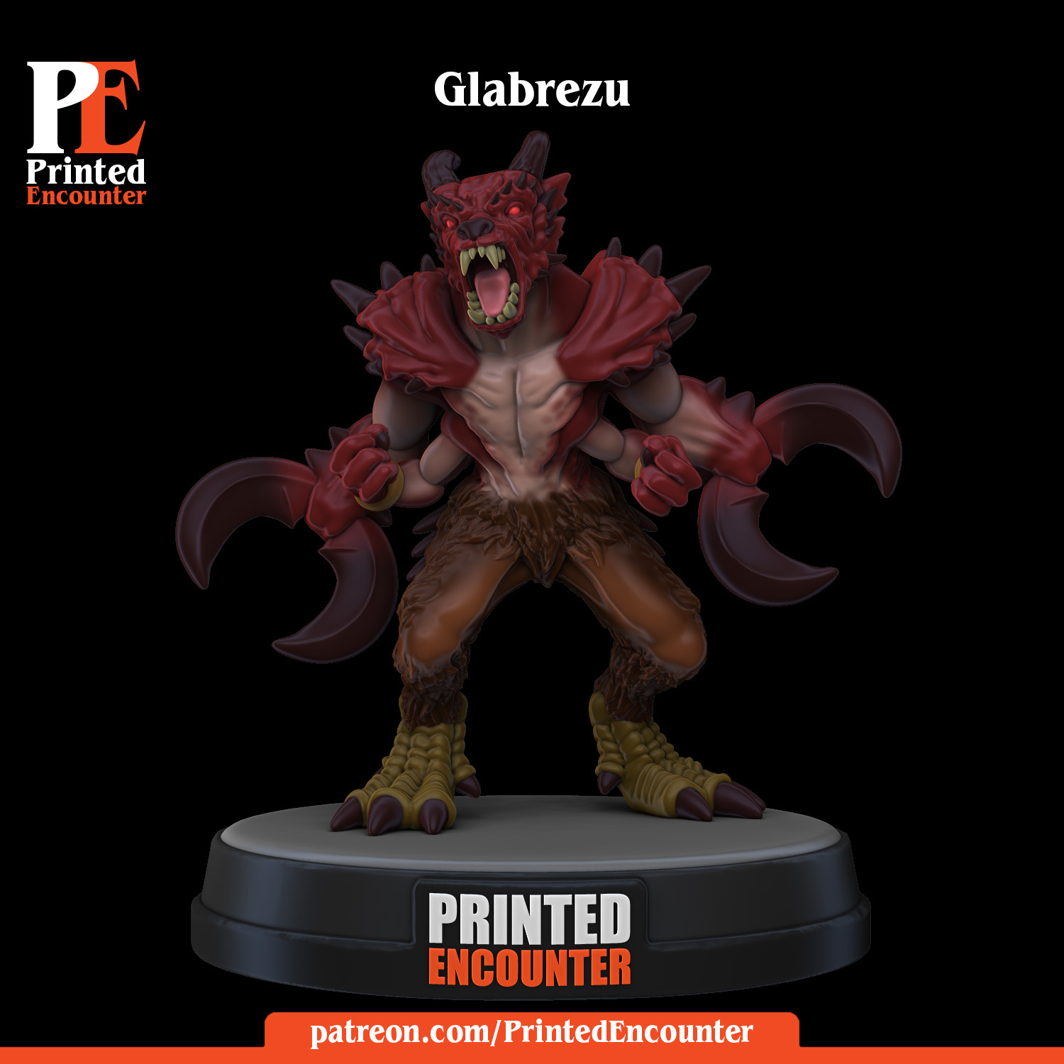Glabrezu od autora Printed Encounter | Stáhněte si zdarma STL model ... Glabrezu od autora Printed Encounter | Stáhněte si zdarma STL model ...