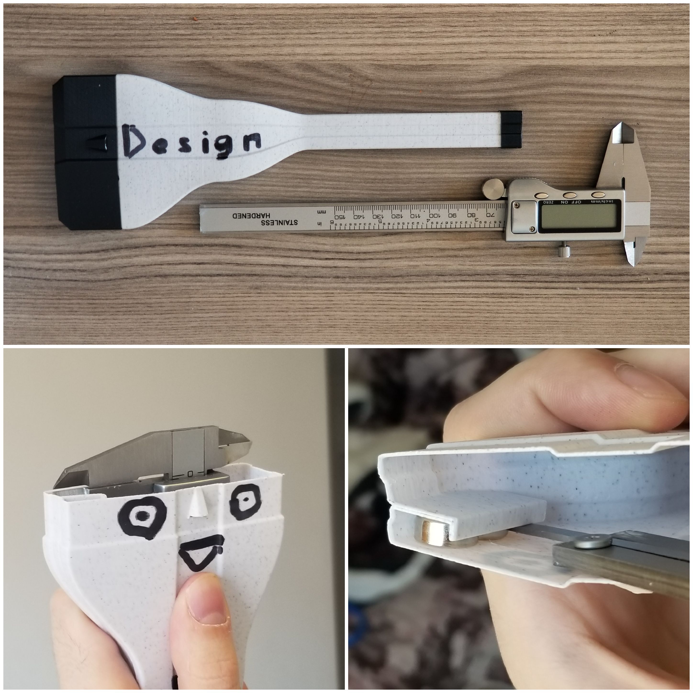 Caliper Case Vase with battery pocket by Zoorger | Download free STL ...