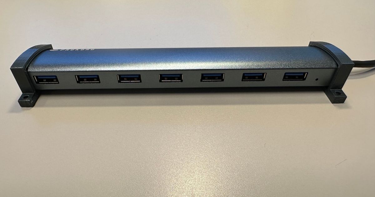 Prokord USB hub bracket by ADahlmO | Download free STL model ... Prokord USB hub bracket by ADahlmO | Download free STL model ...
