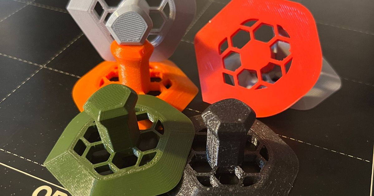 Minimalistic HexScraper - Printbed Scraper by GiantBrain | Download free STL model | Printables.com