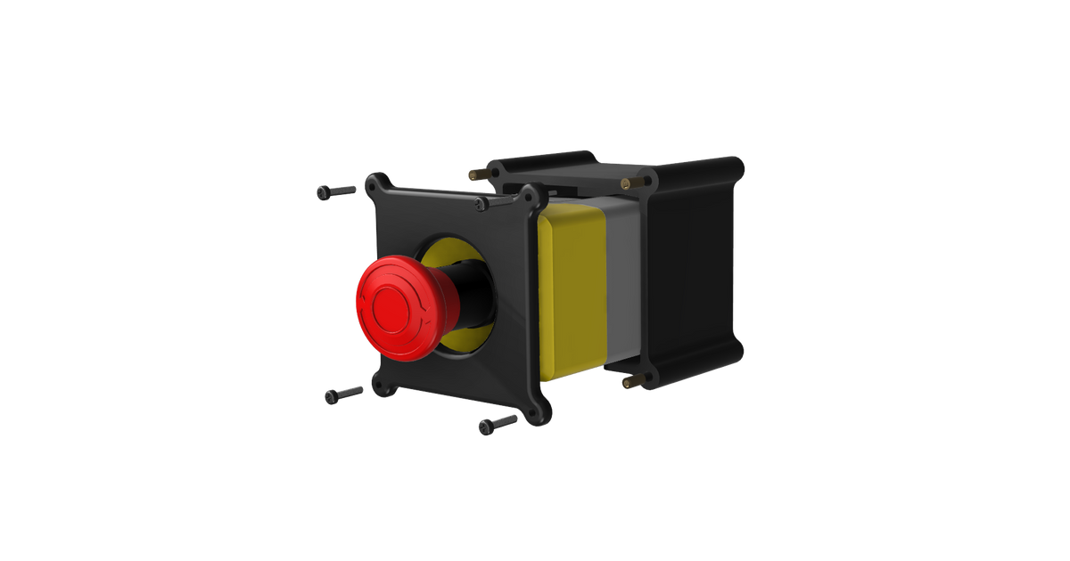 Simucube Emergency Stop Case by Veracon | Download free STL model ...