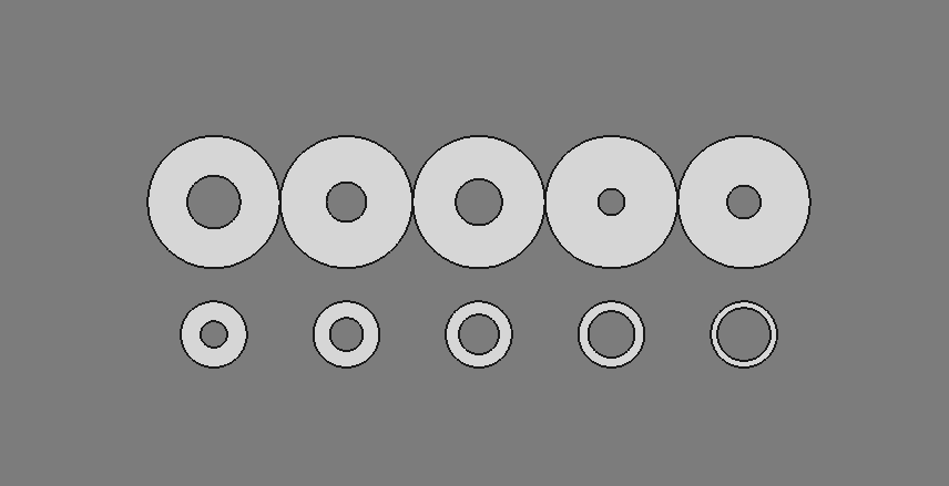 Washers by ICant3DPrint | Download free STL model | Printables.com