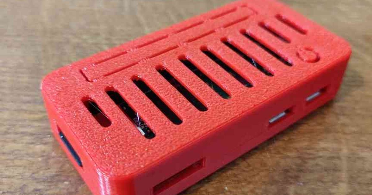 Raspberry PI Zero case by Poirator | Download free STL model ...