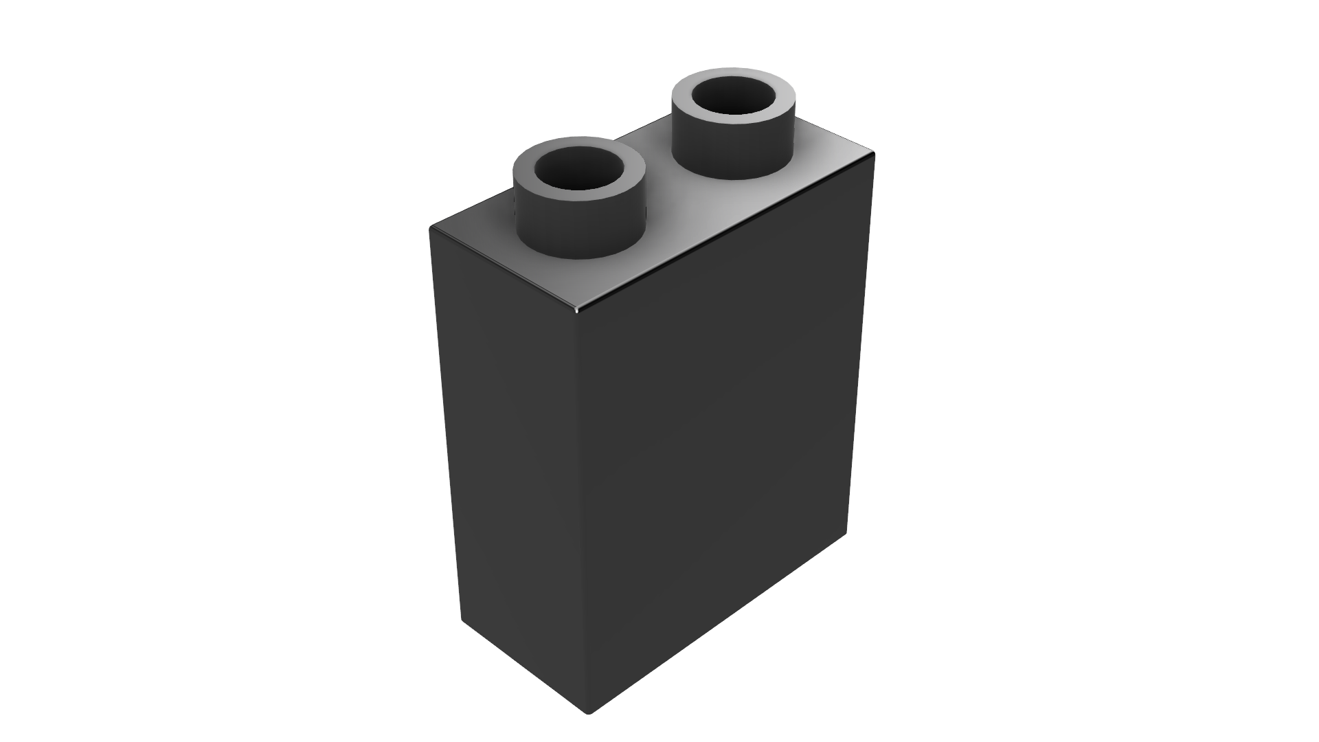 Lego Duplo Brick 1x2x2 #76371 by Idea Prints | Download free STL model ...