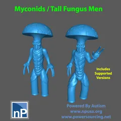Myconids / Mushroom Men by np-dev | Download free STL model ...