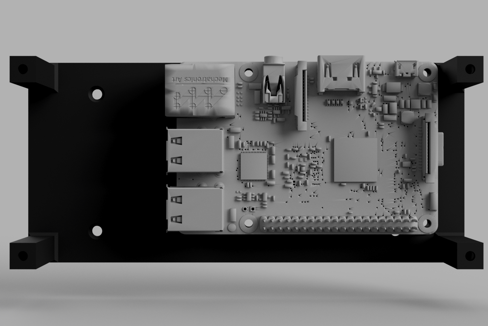 Raspberry Pi 3/3B Case for Octoprint by Johannes | Download free STL ...