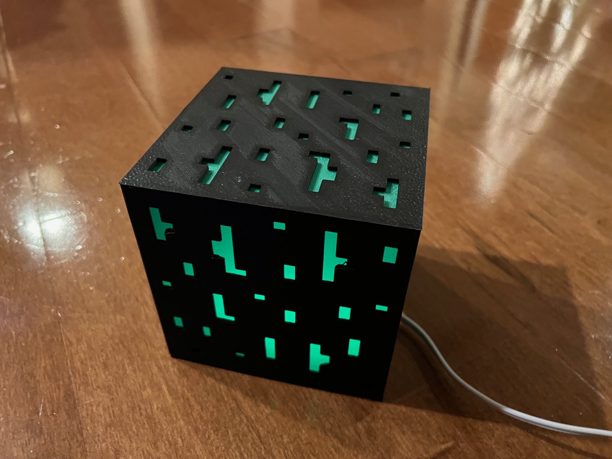Simple Minecraft Block Night Light Less than $8.00 by QuadView ...