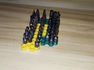 hex bit holder, modular, expandable holder/organizer by XYZ.Thought | Download free STL model ...