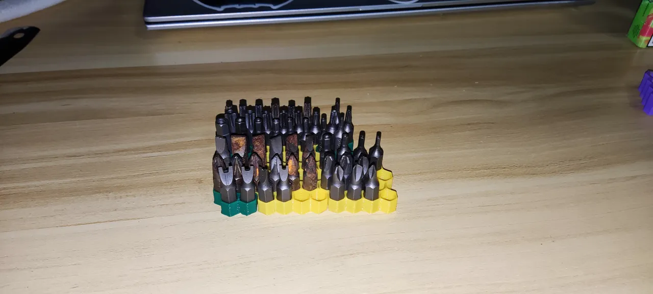 hex bit holder, modular, expandable holder/organizer by XYZ.Thought | Download free STL model ...