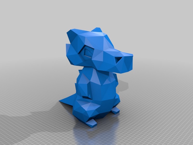 low poly Pokemons by ftobler | Download free STL model | Printables.com
