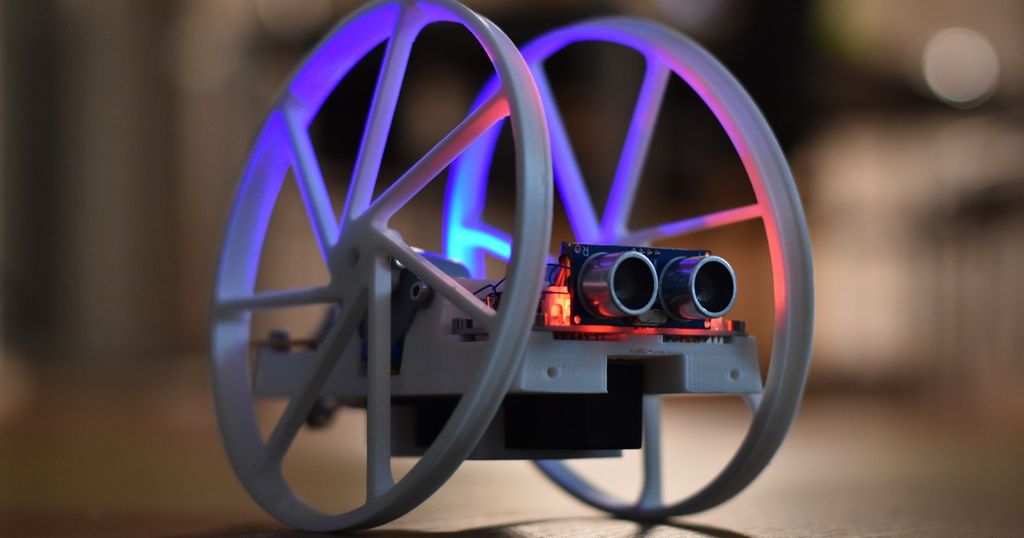 two wheel Robot by ftobler | Download free STL model | Printables.com