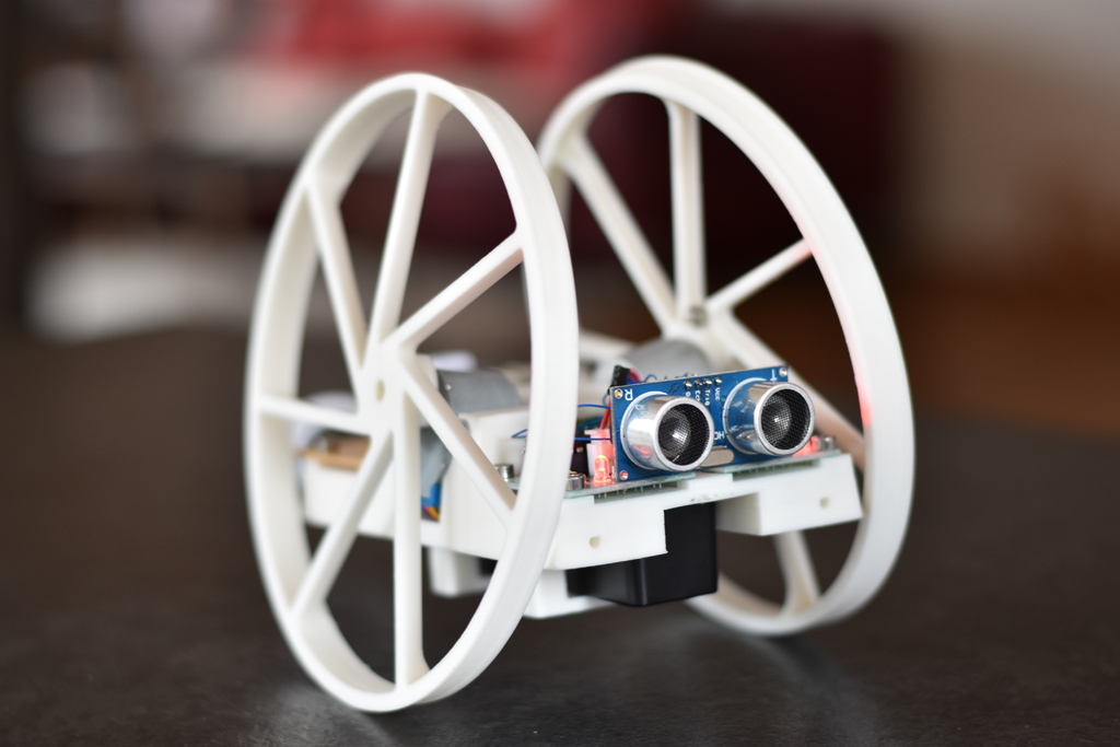 two wheel Robot by ftobler | Download free STL model | Printables.com