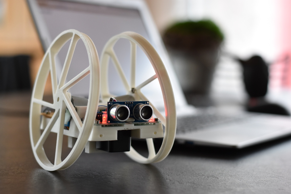 two wheel Robot by ftobler | Download free STL model | Printables.com