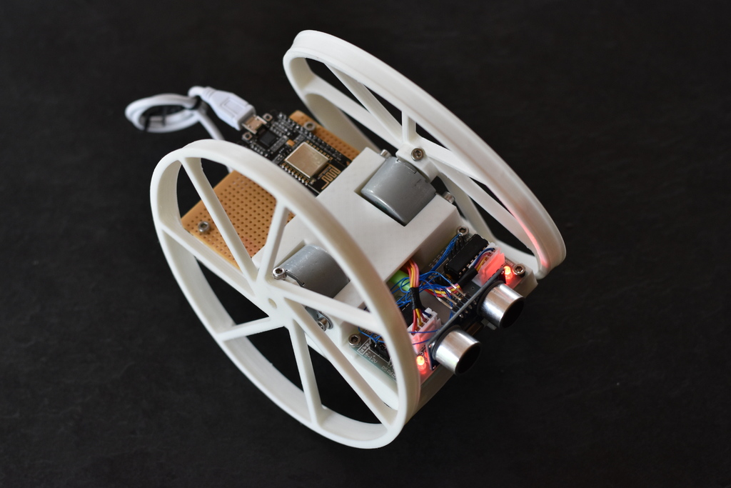 two wheel Robot by ftobler | Download free STL model | Printables.com