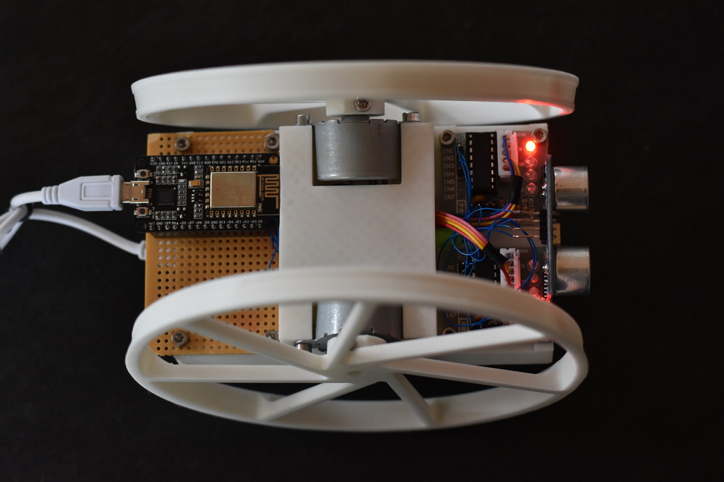 two wheel Robot by ftobler | Download free STL model | Printables.com