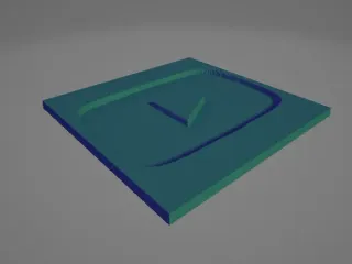 Youtube play button | Youtube icon by yosef | Download free STL model ...