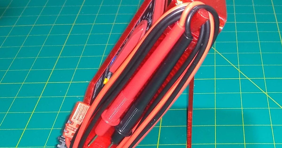 Multi-meter Stand and Lead Holder by DDS-3D Printing & Design ...