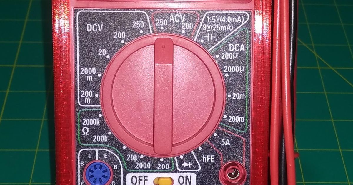 Multi-meter Stand and Lead Holder by DDS-3D Printing & Design ...
