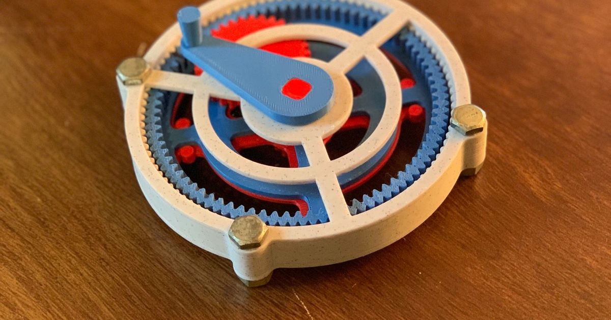 500 to 1 Ultra-Compact Gear Ratio by Joshua Jones | Download free STL ...
