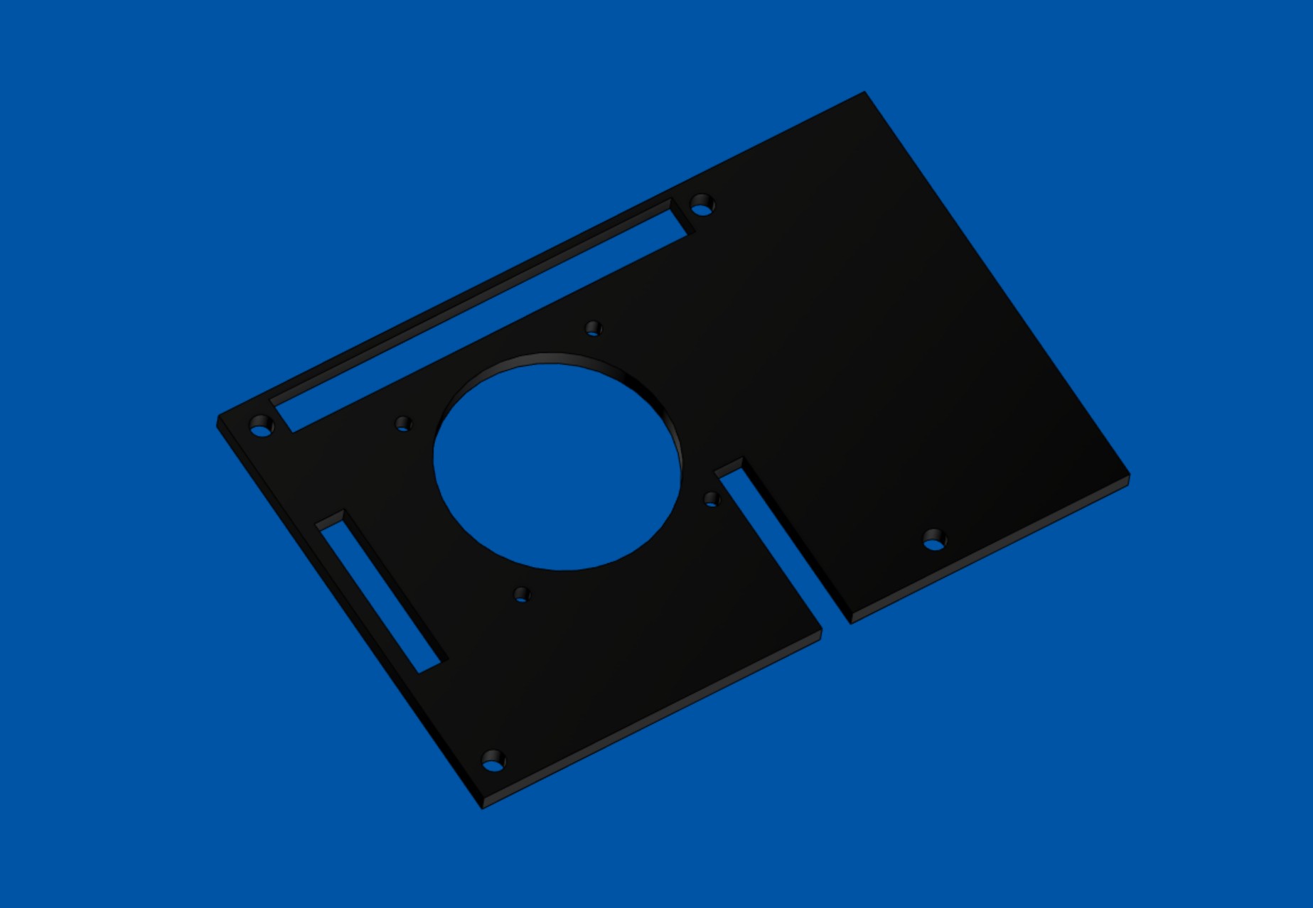 Raspberry Pi 4B Top Cover and Mount for 30mm Fan by lpr3d | Download ...