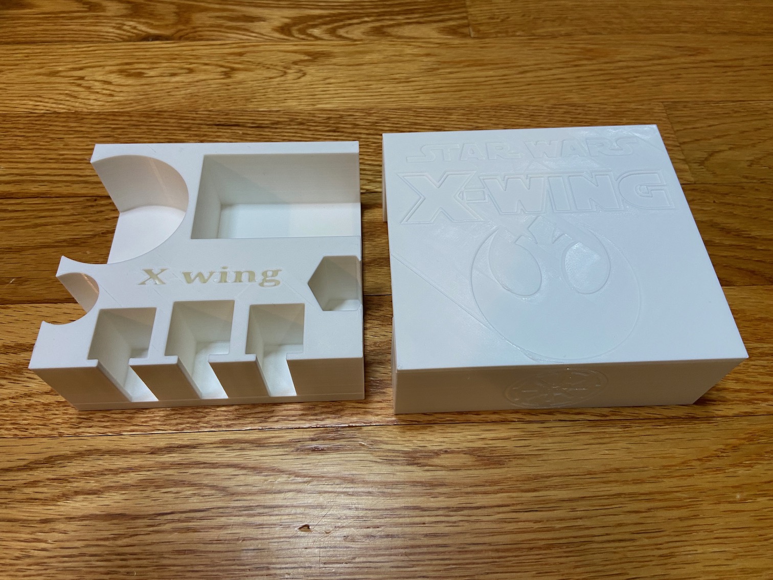 Parts Box 4 StarWars X-Wing Game and Lid by Ned Lanny | Download free ...