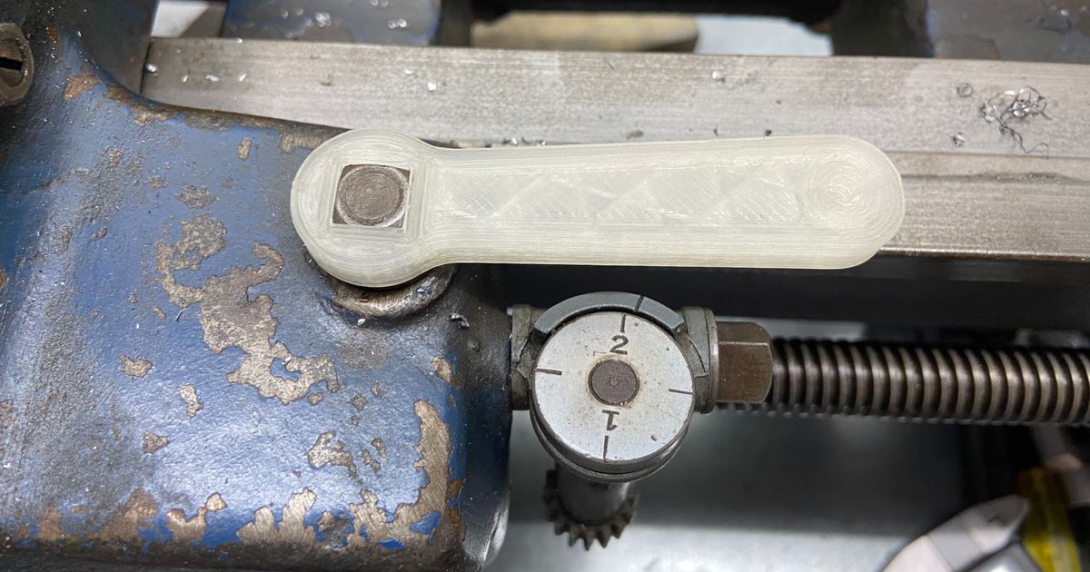 Lathe Carriage Lock Lever by D Rogers | Download free STL model ...