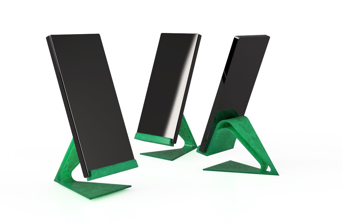 Simple modern phone stand by FUSIONPAUSE | Download free STL model ...