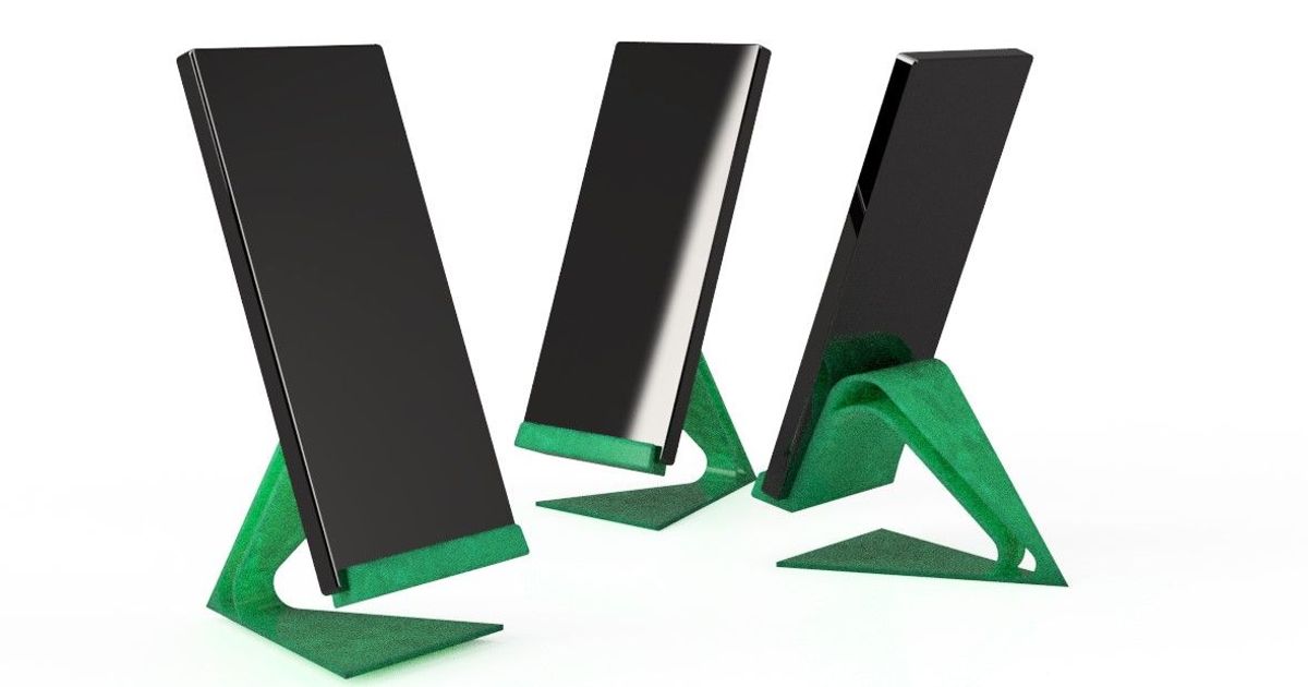 Simple modern phone stand by FUSIONPAUSE | Download free STL model ...