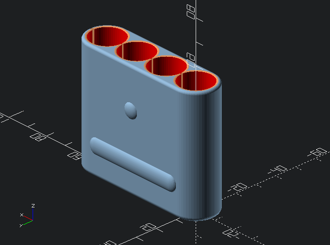 Parametric Vase Mode Battery Cases(OpenSCAD) by Ak-Adventurer ...