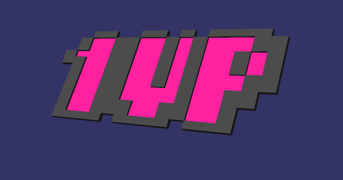 1UP by nilson_fx | Download free STL model | Printables.com