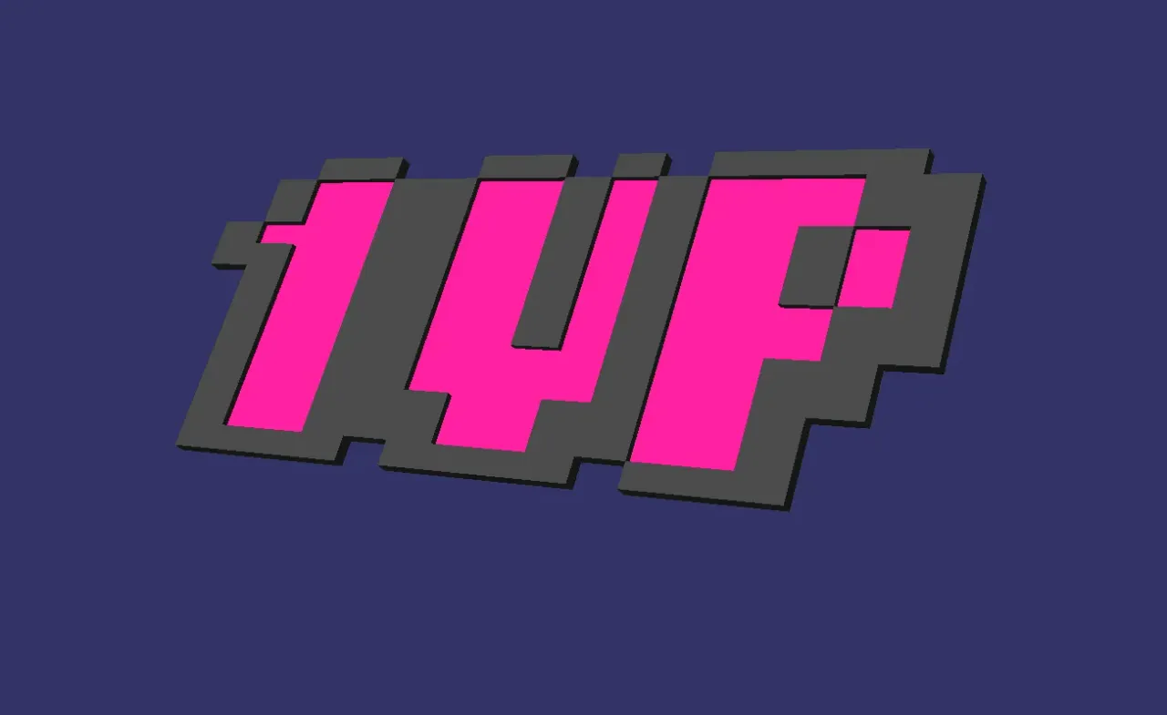 1UP by nilson_fx | Download free STL model | Printables.com