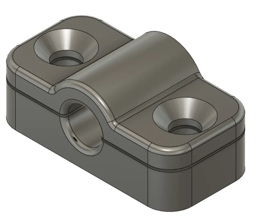 8mm Cable Clamp Strain Relief by DutchOMG | Download free STL model ...