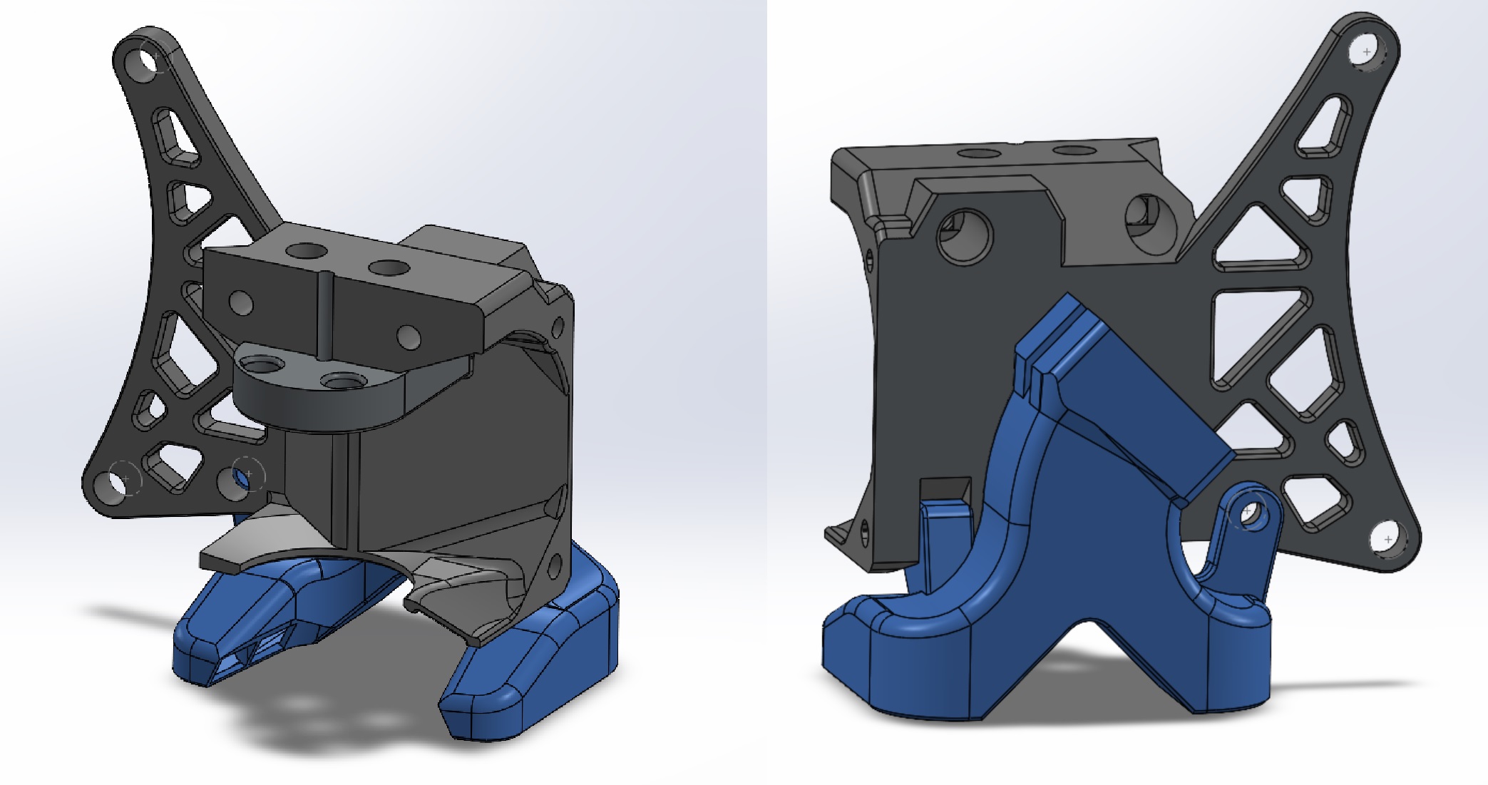 Bear Delta-P fan duct for Dragon hotend rigid mount by Jingerale ...