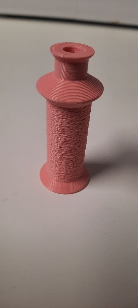 Spool with winding aid to rewind smaller spools from serger cones by ...