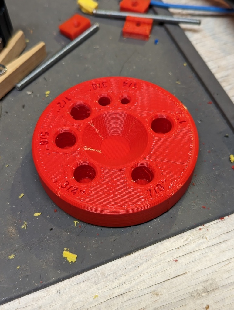 Forstner Bit Holder by Azega | Download free STL model | Printables.com