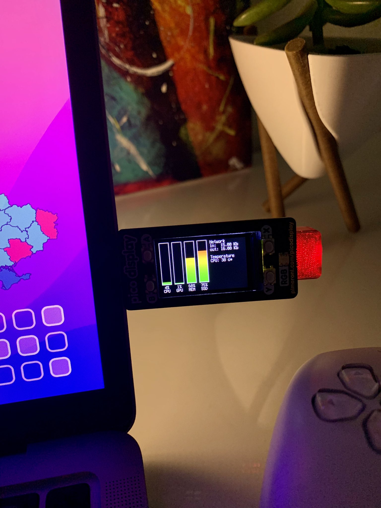 Tiny System Monitor by Dmytro Panin | Download free STL model | Printables.com