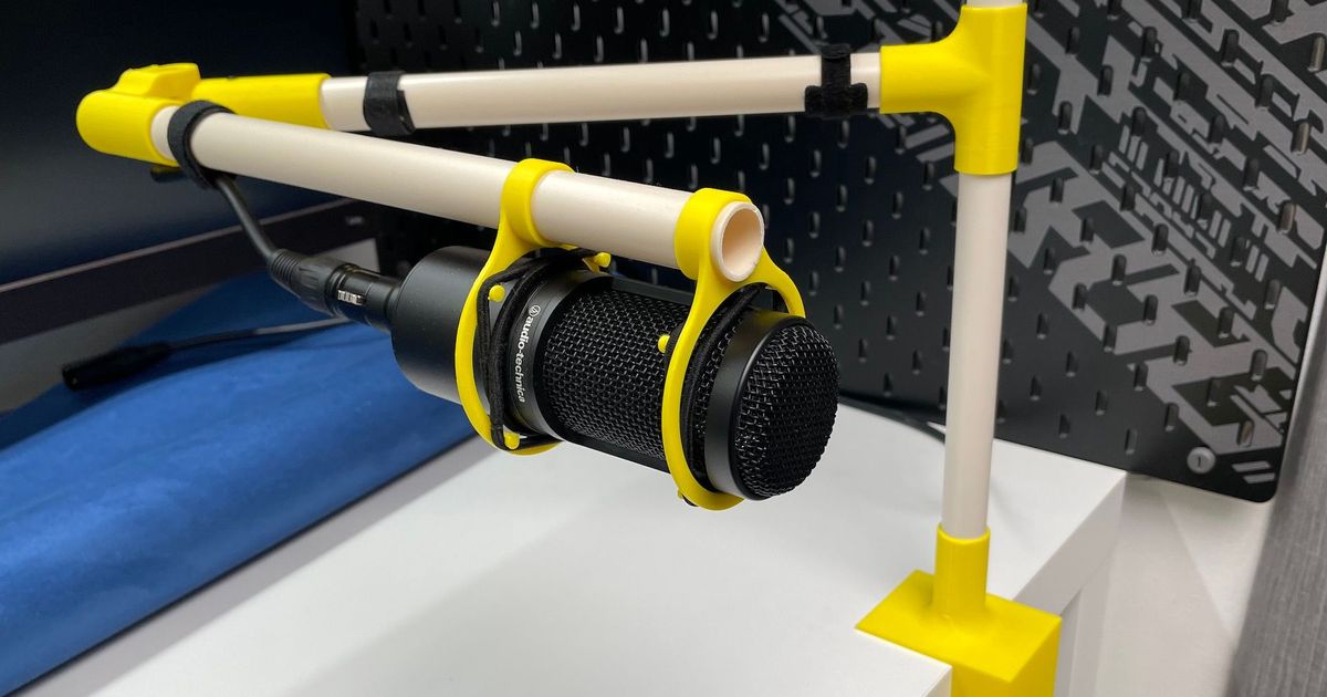 Microphone desk stand with shock mount by Pavlo Khmel | Download free ...