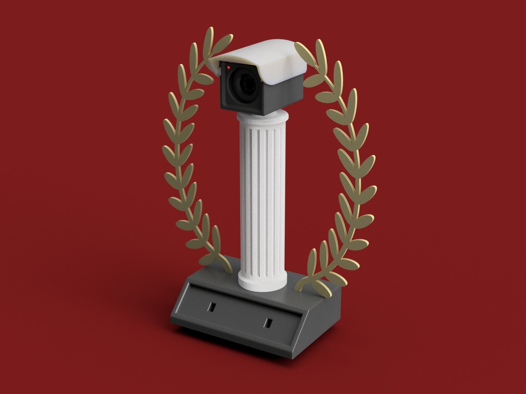 Surveillance Camera Trophy by Devanopolis | Download free STL model ...