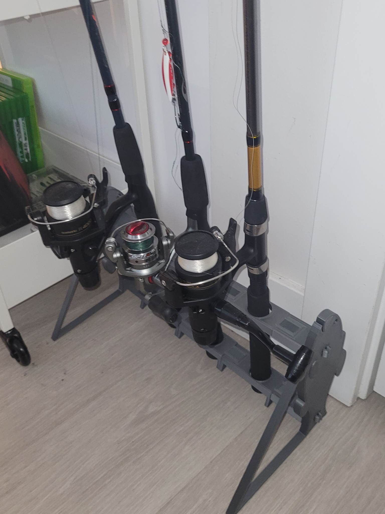 Customizable Fishing Rod Stand by Coastal Creative | Download free STL ...