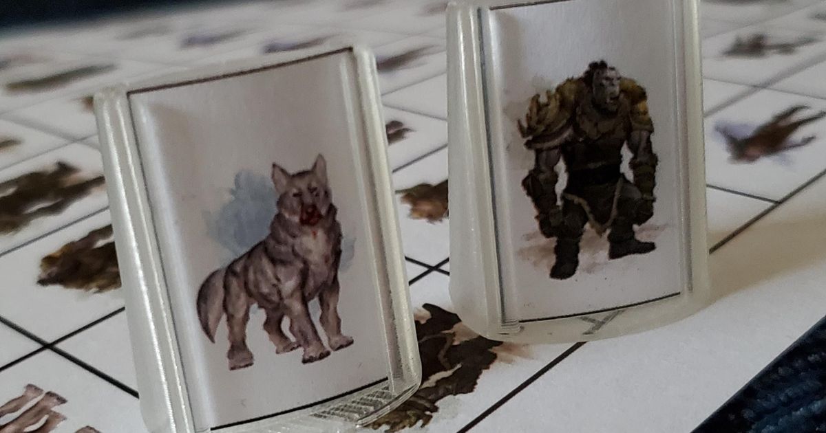 Tabletop RPG creature tokens by Mike Sander | Download free STL model ...