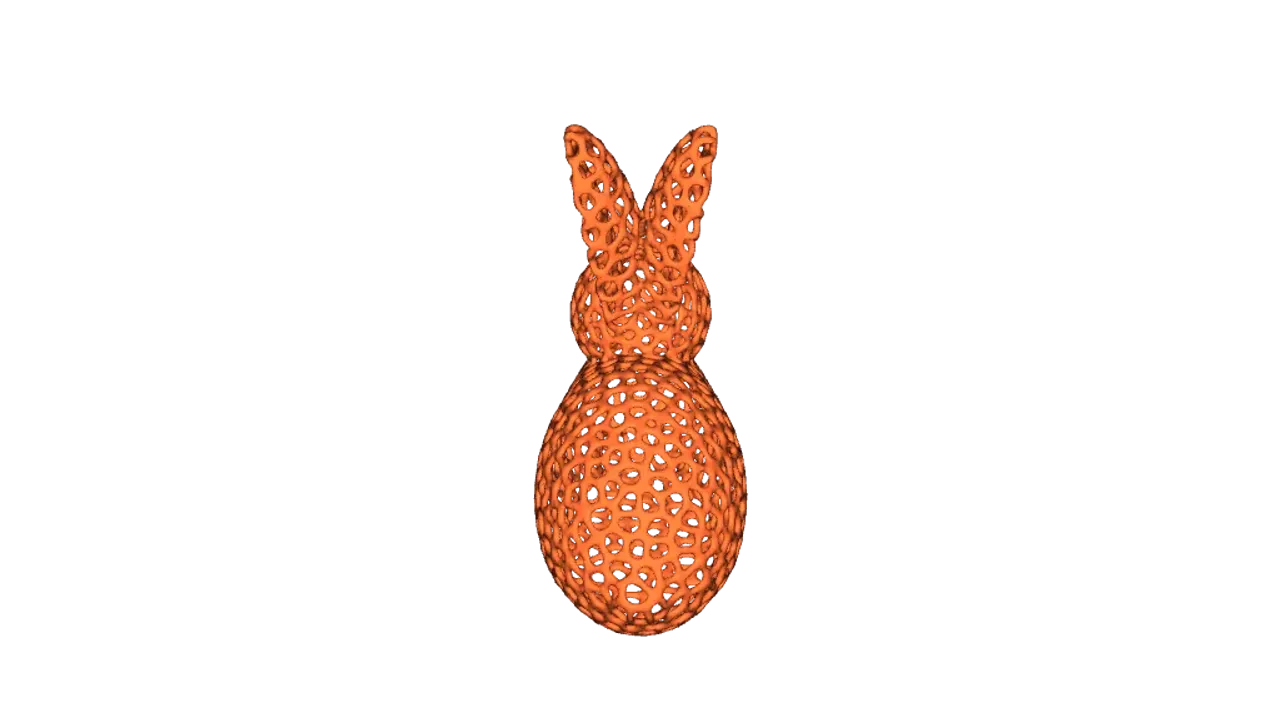 Creality Rabbit Voronoi by Den | Download free STL model | Printables.com
