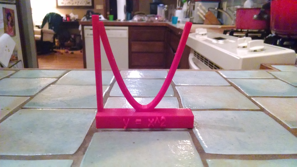 Daily Equation #14 - Parabola - y = a*x^2 by sskaye | Download free STL ...