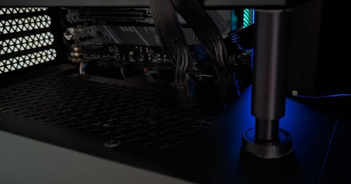 GPU Brace 70-120mm by clarktheshark | Download free STL model ...