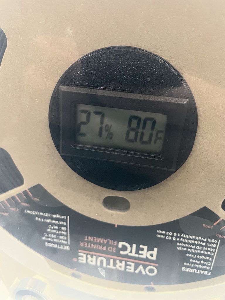 Cardboard Spool Hubcap Rectangular Hygrometer Holder by Greg | Download ...