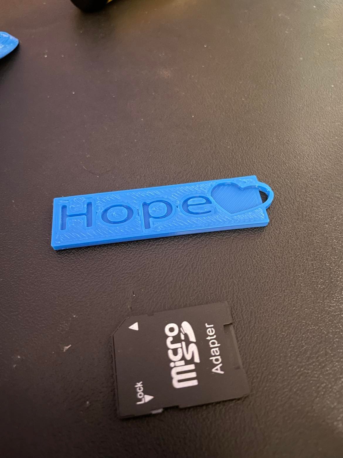 Hope Heart Keychain by Kodiak3D | Download free STL model | Printables.com