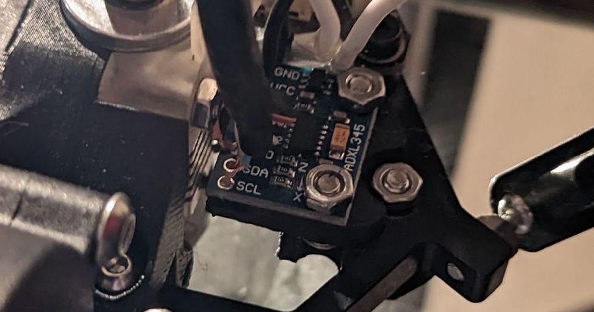 Accelerometer Adxl345 Mount For Microdelta Rework By Kaythnx Download