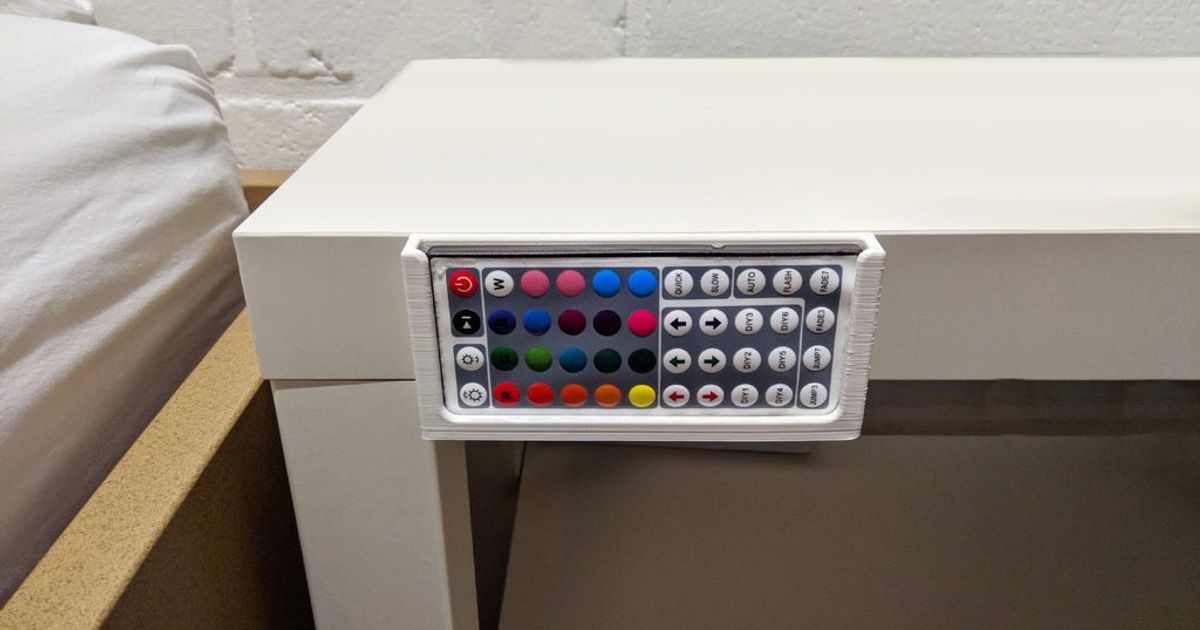 LED Strip Remote Holder by The3Designer | Download free STL model ...