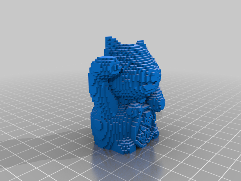 Blocky Lucky Cat - Maneki Neko by Utku | Download free STL model ...